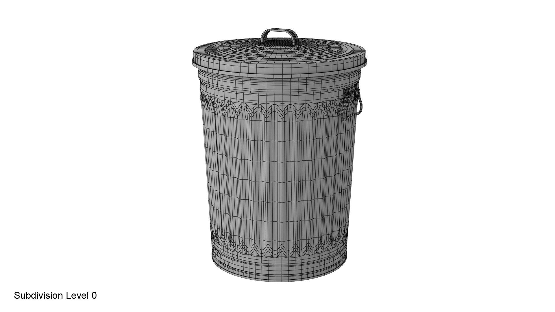 Garbage can 3D model | CGTrader