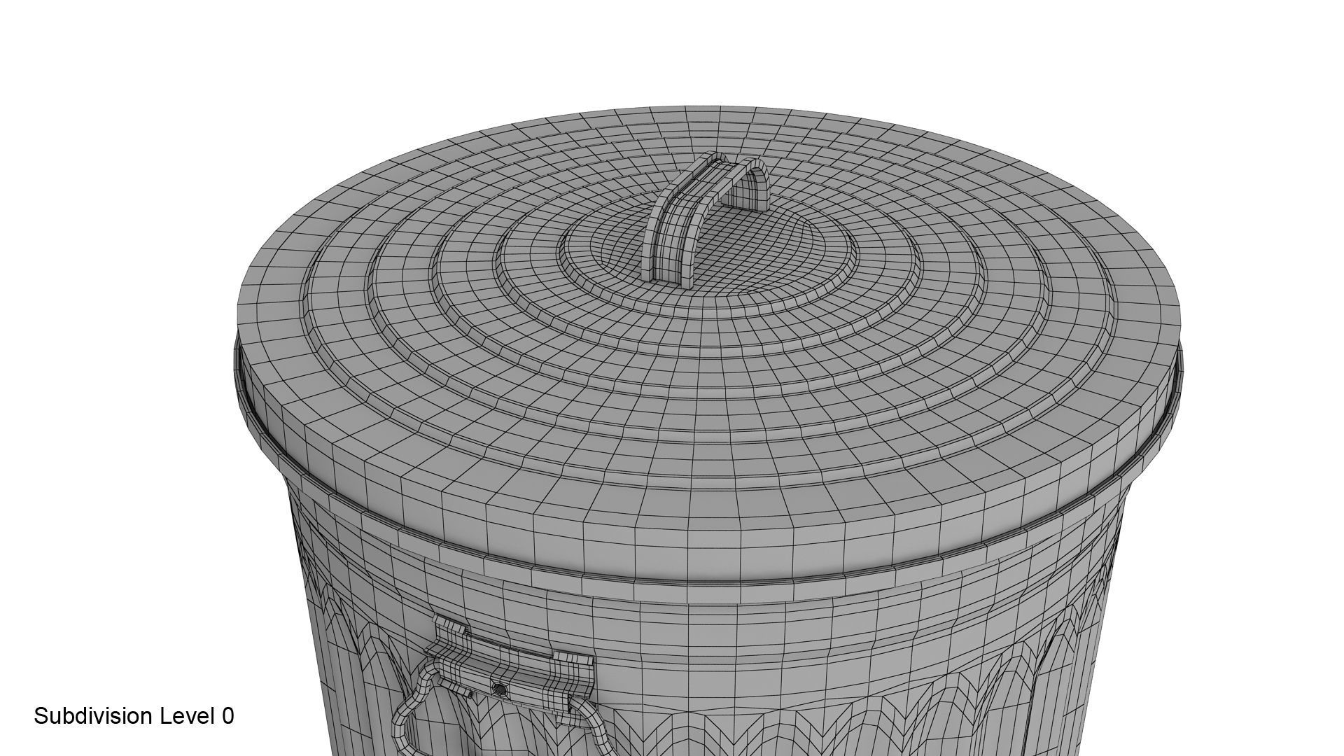 Garbage can 3D model | CGTrader