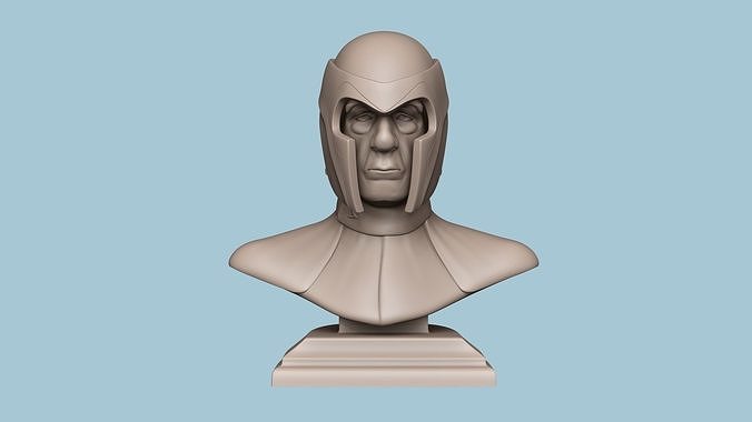 Magneto Bust - Ian McKellen - X-Men 3D model 3D printable | CGTrader