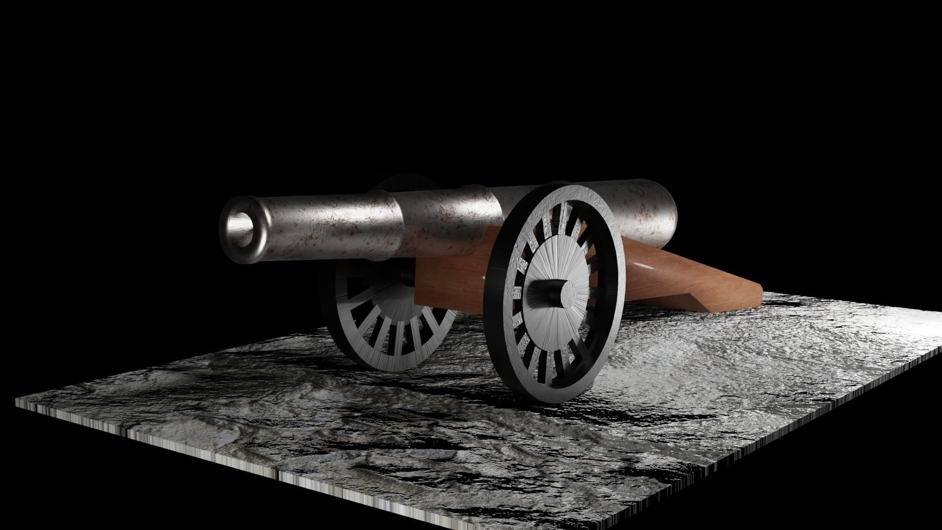 Cannon 3D model | CGTrader