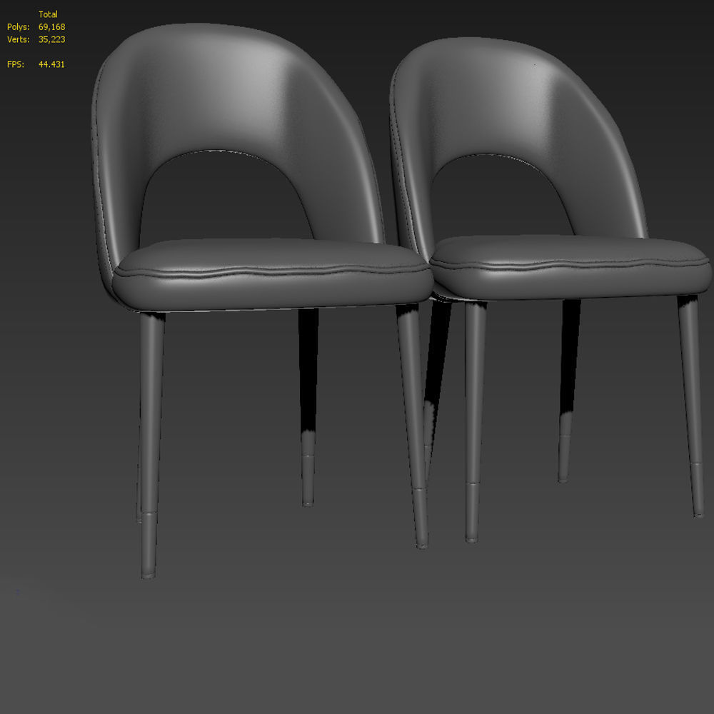 Arch Dining Chair 3D model | CGTrader