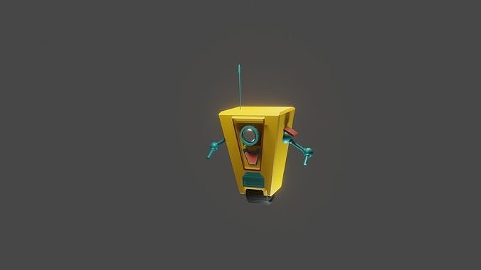 Borderlands Claptrap 3d model NEW YEAR SALE free 3D model | CGTrader