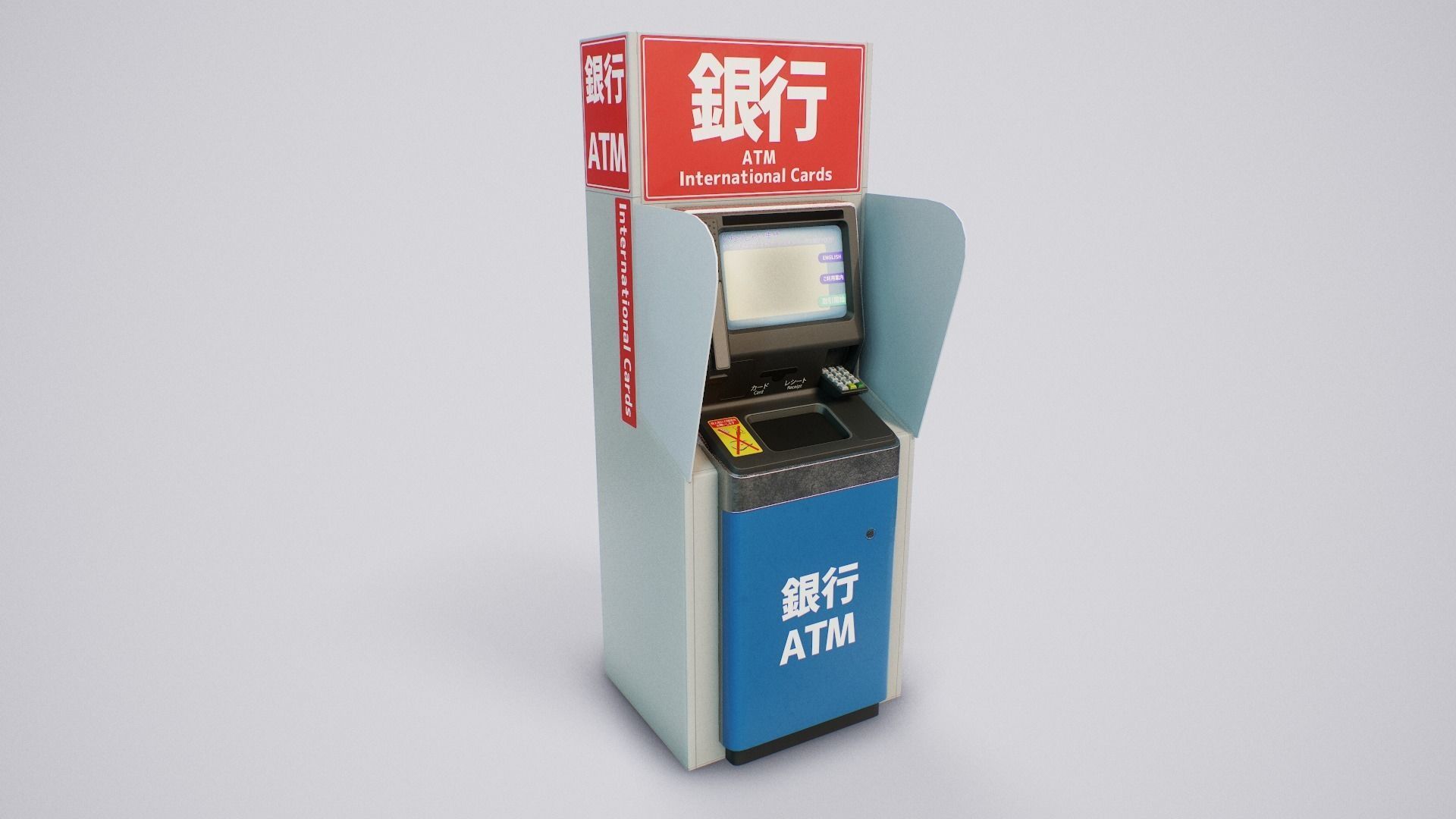 3D model Japanese ATM VR / AR / low-poly | CGTrader