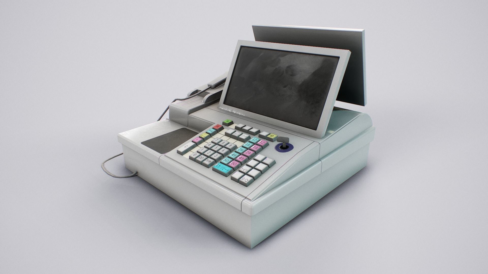 3D model Japanese Cash Register VR / AR / low-poly | CGTrader