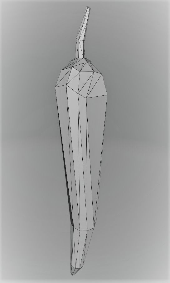 LowPoly ChilliPepper chili pepper free VR / AR / low-poly 3D model ...