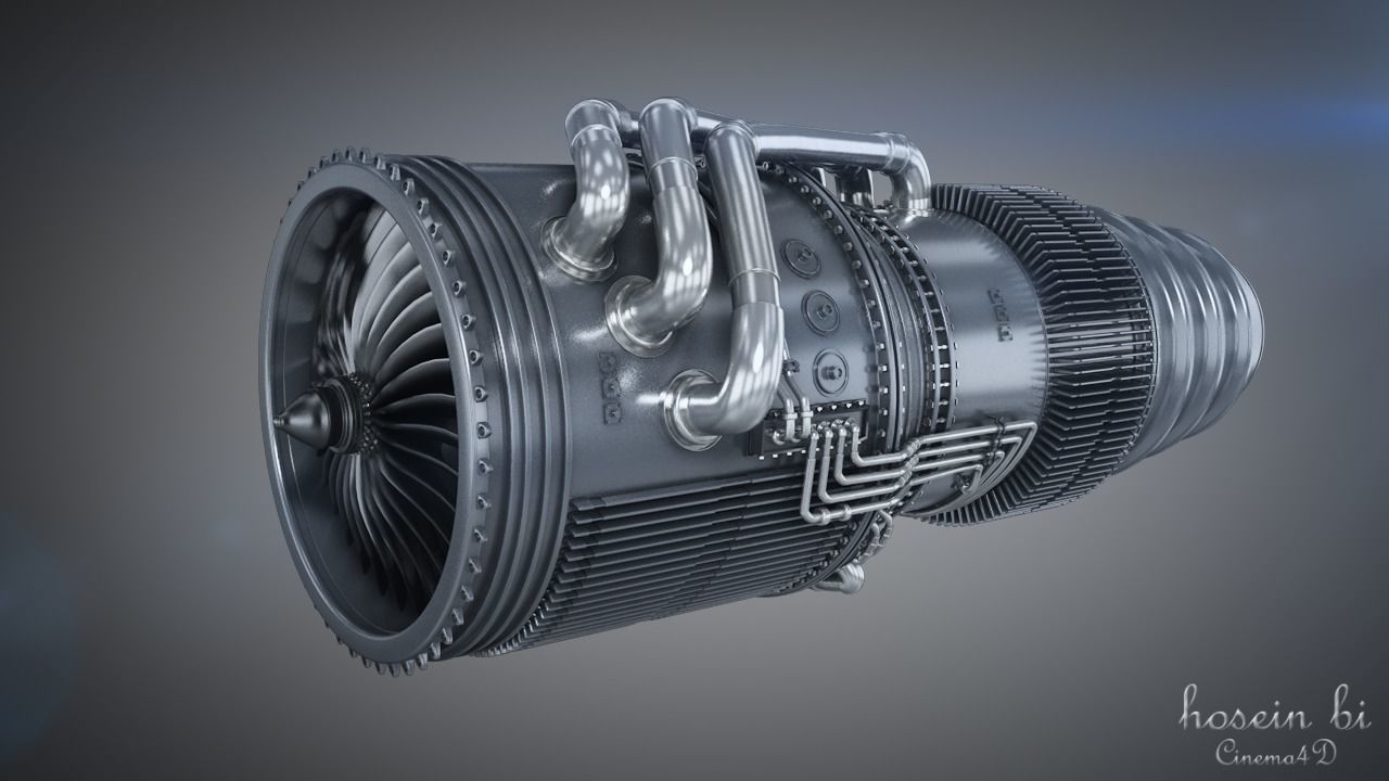 engine jet pack 3D model | CGTrader