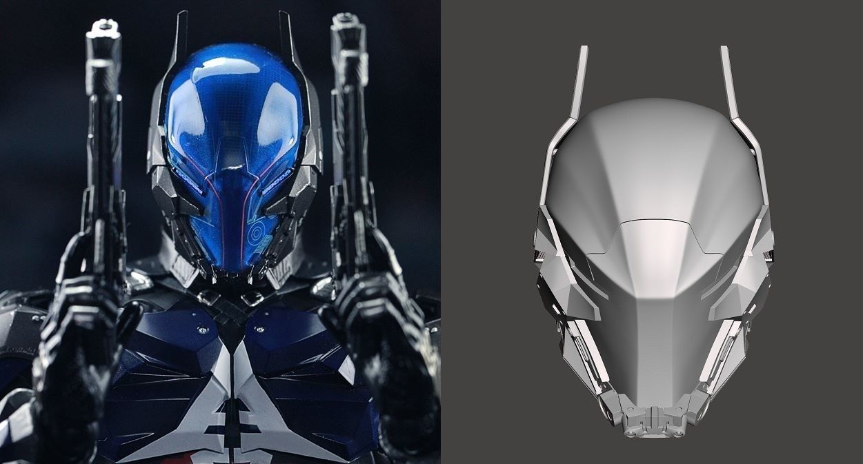Arkham Knight helmet - Red hood 3D model 3D printable | CGTrader