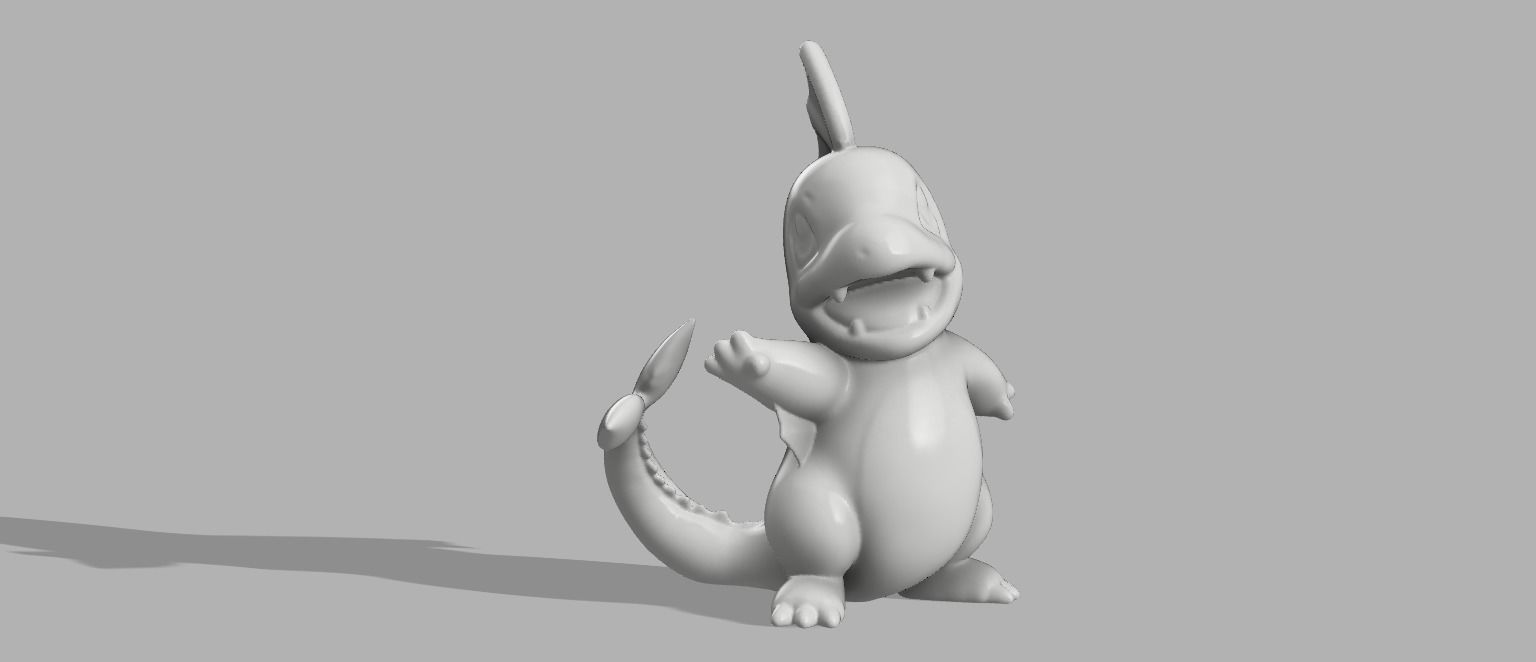 Mermander Water Charmander 3D model 3D printable | CGTrader