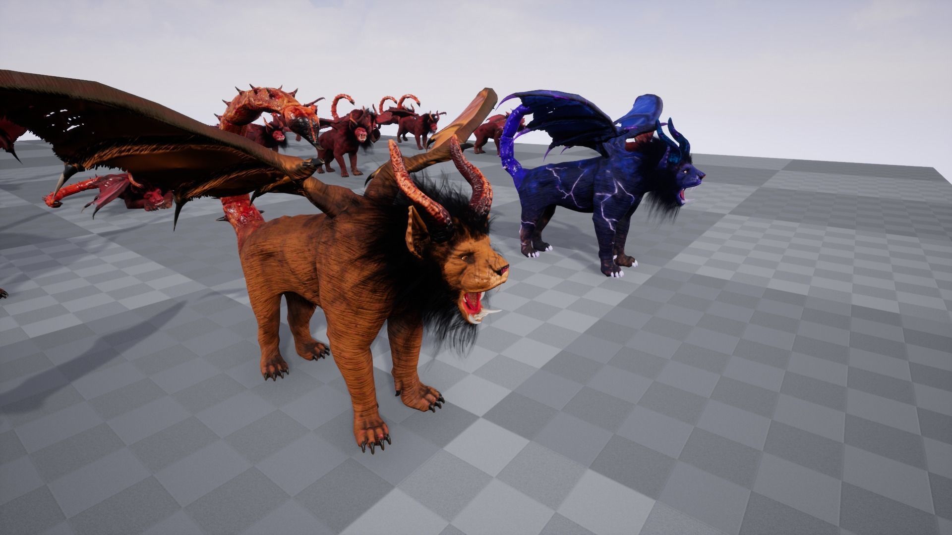 3D model Manticore UE4 and Unity VR / AR / low-poly | CGTrader