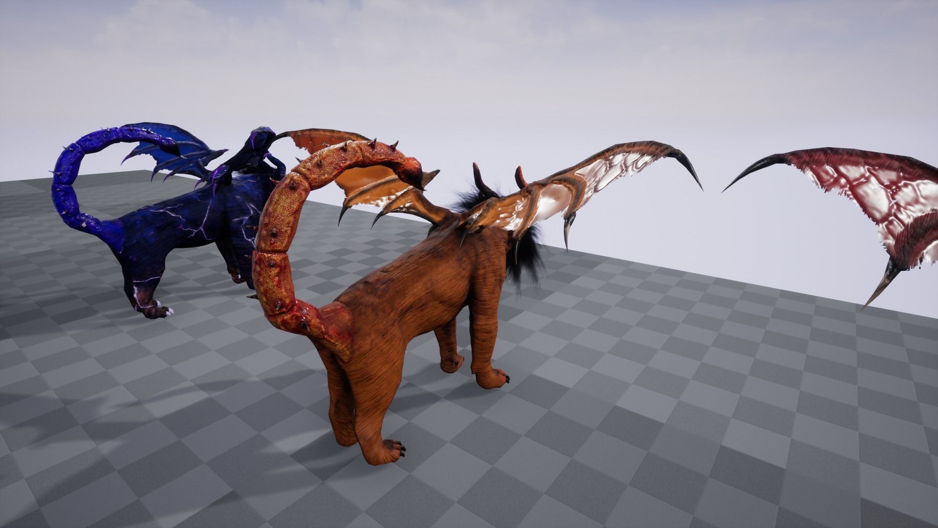 3D model Manticore UE4 and Unity VR / AR / low-poly | CGTrader