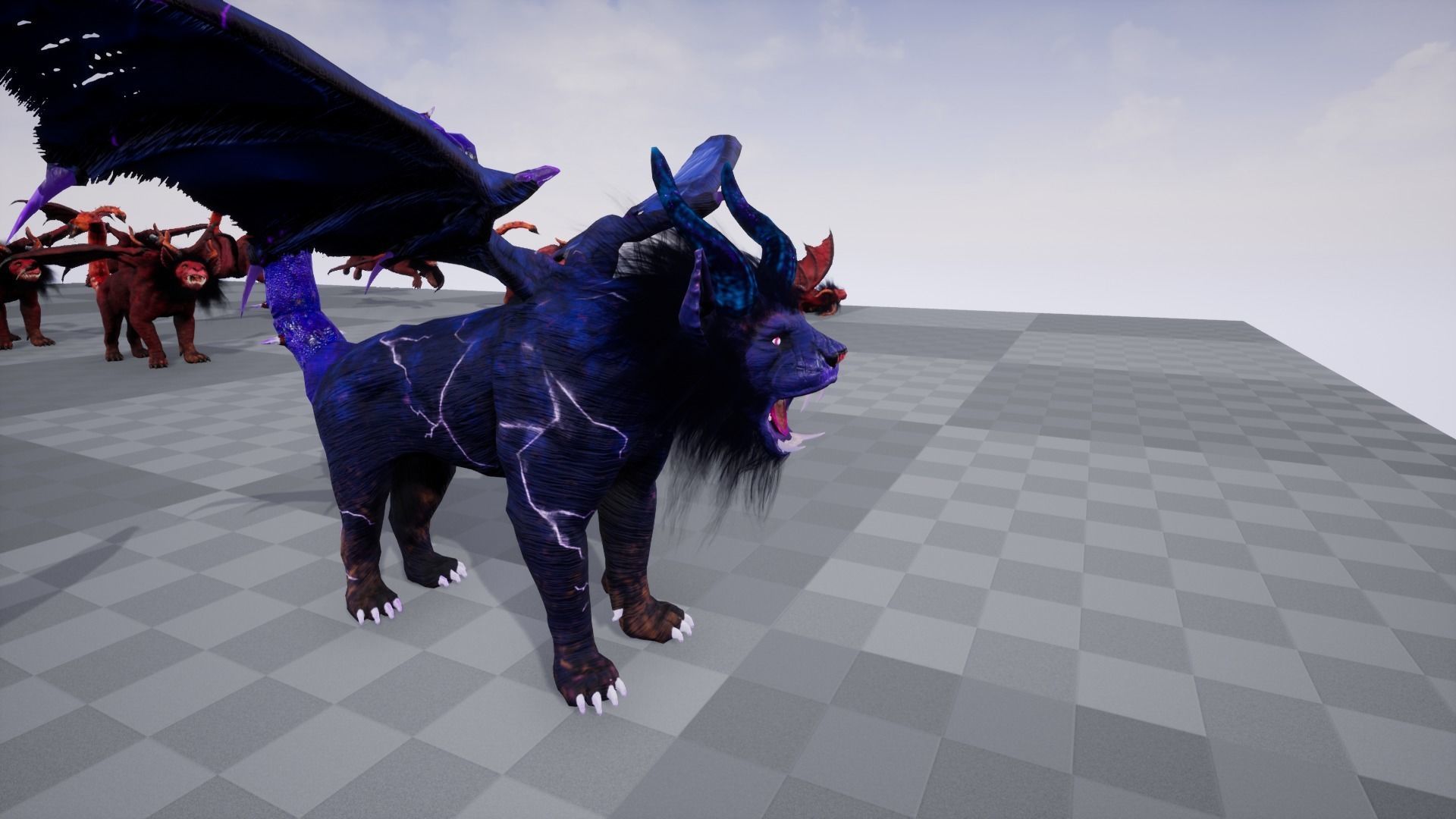 3D model Manticore UE4 and Unity VR / AR / low-poly | CGTrader