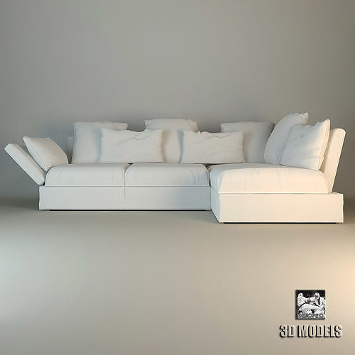 flexform sunny sofa 3D model | CGTrader