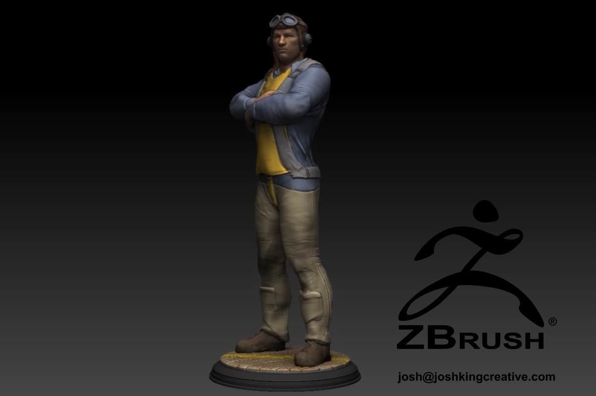 WW2 Navy Gunner 3D model 3D printable | CGTrader