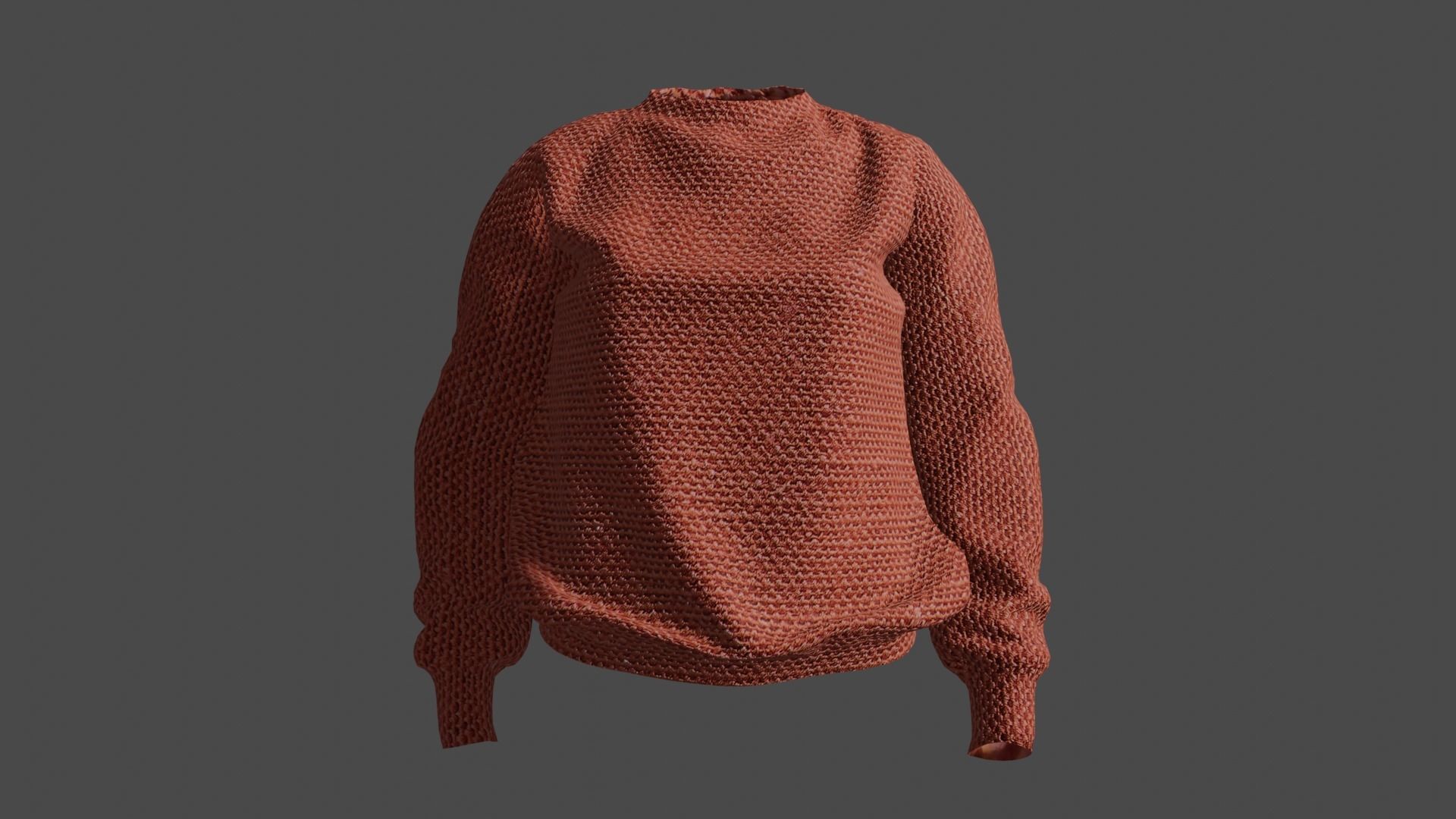 3D model Unisex Sweater VR / AR / low-poly | CGTrader