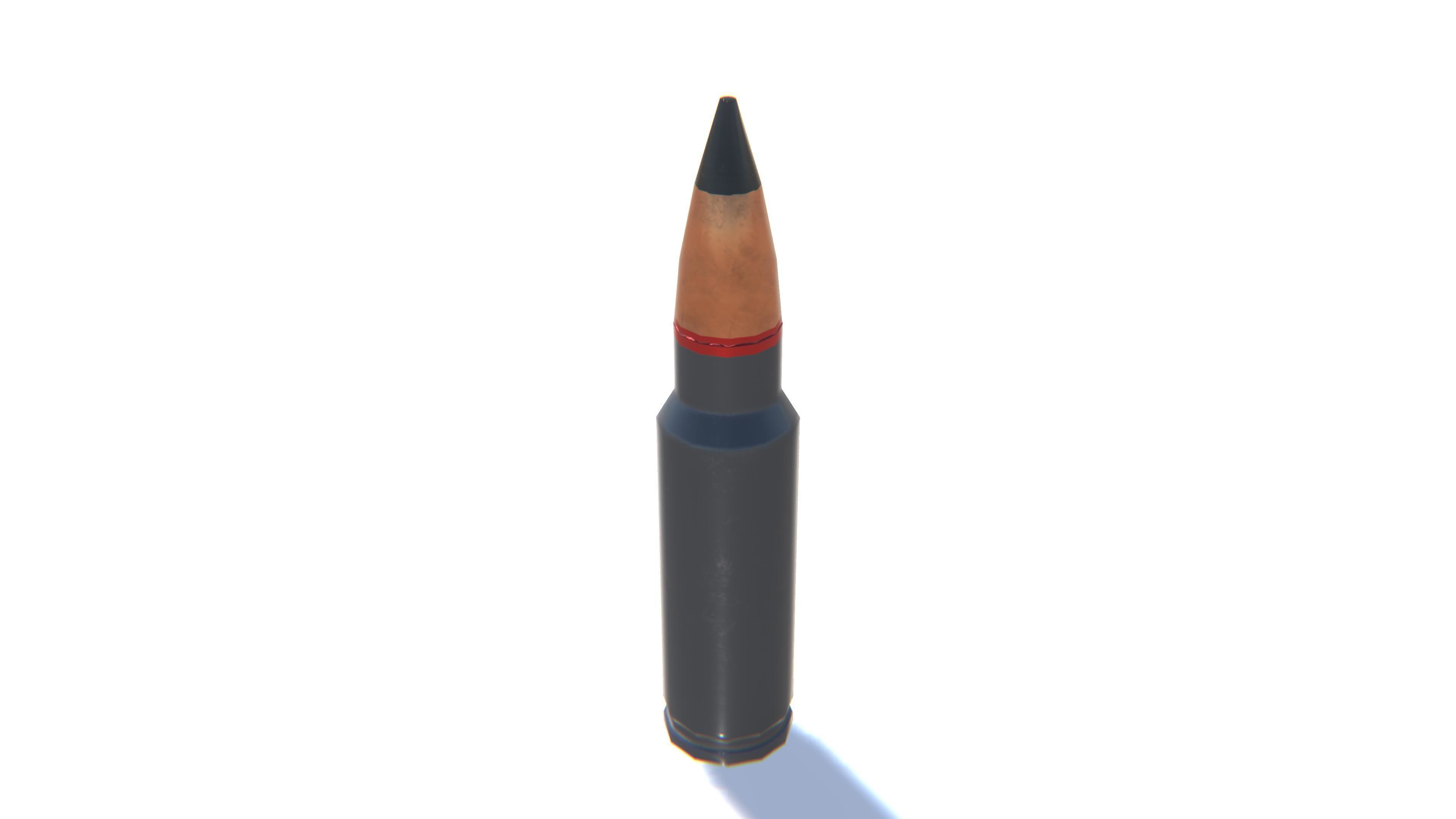 3D model 9x39 Ammo VR / AR / low-poly | CGTrader