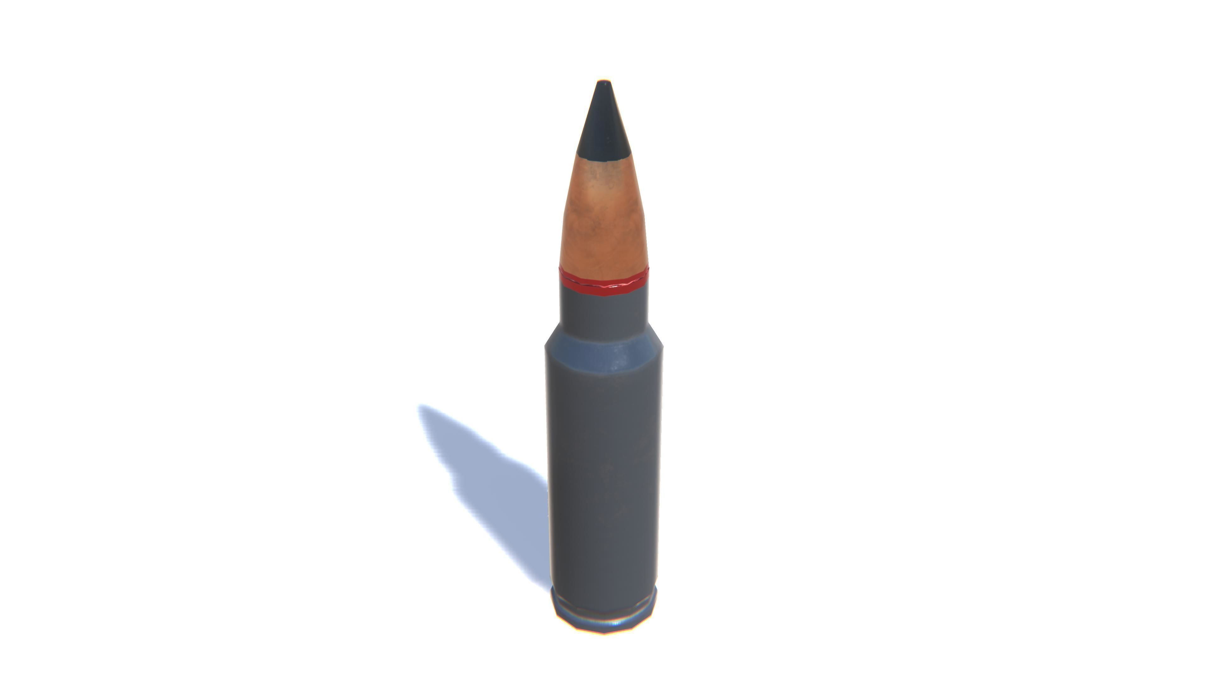 3D model 9x39 Ammo VR / AR / low-poly | CGTrader