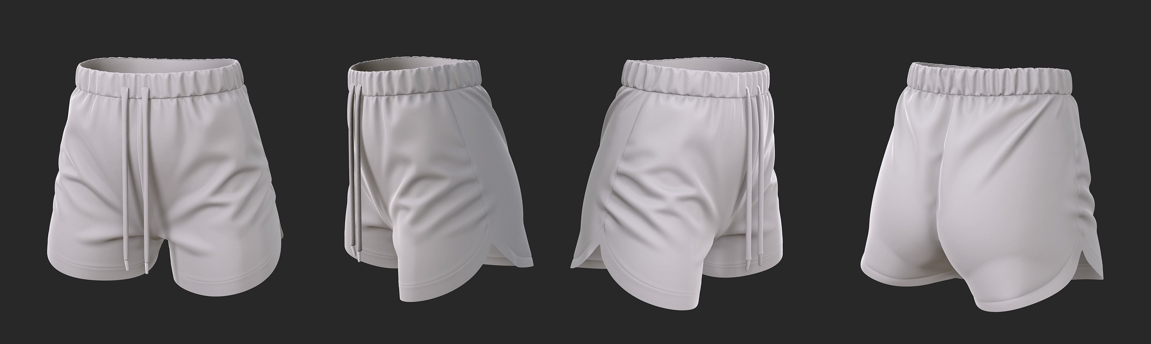 Shorts 3D model | CGTrader