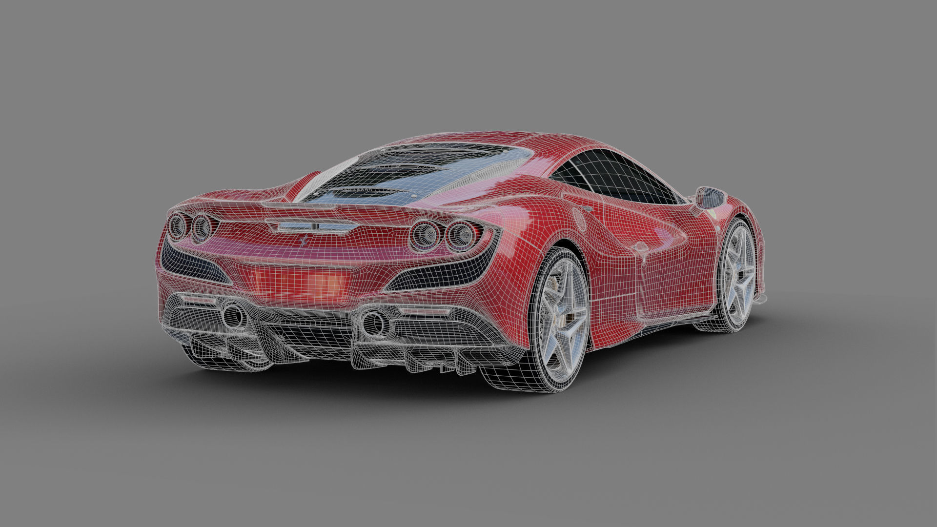 Ferrari F8 Tributo 3D model | CGTrader
