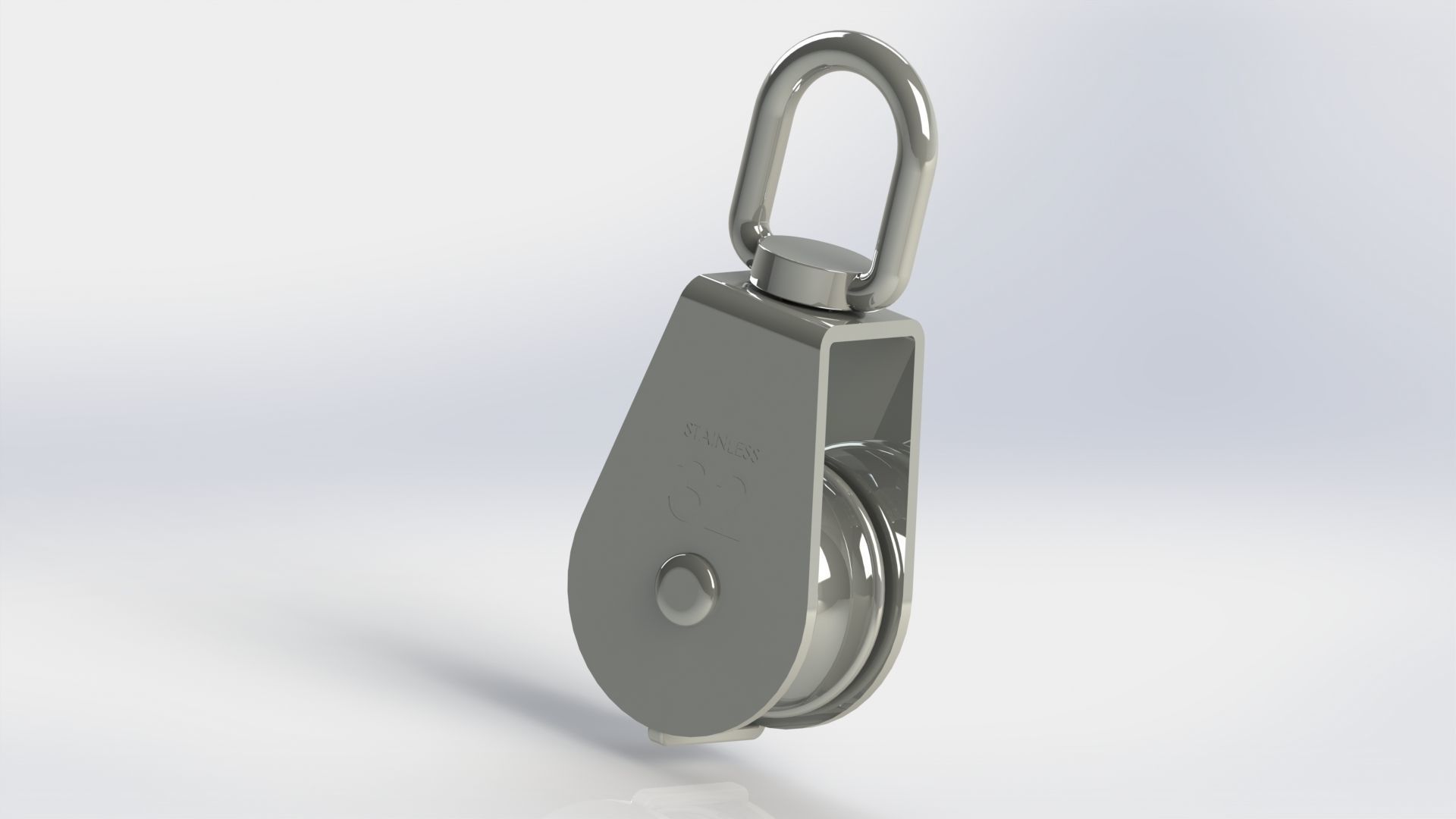 Single pulley 32 size 3D model | CGTrader