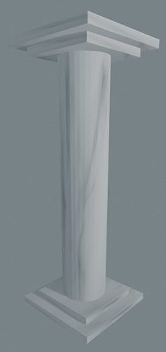 3D model Simple Pillar VR / AR / low-poly | CGTrader
