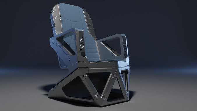 3D model Cyberchair VR / AR / low-poly | CGTrader