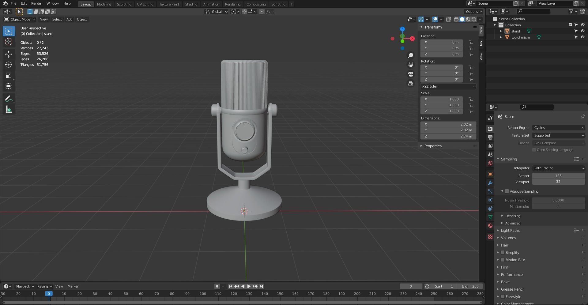 Microphone - 3D model free 3D model | CGTrader