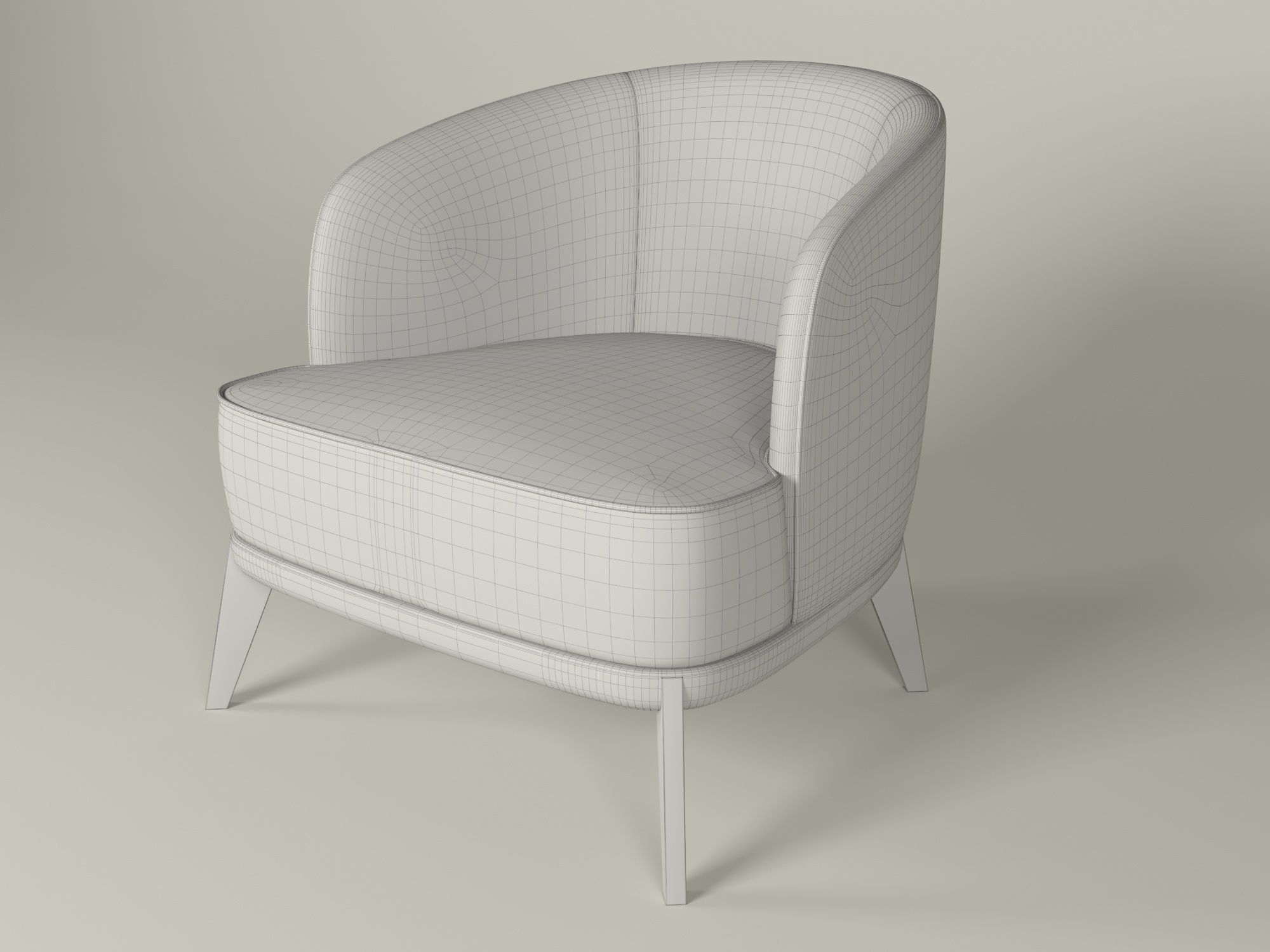 Luxdeco Megan Maple Chair 3D model | CGTrader