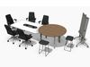 Office furniture set-meeting room Revit Family 3D model | CGTrader