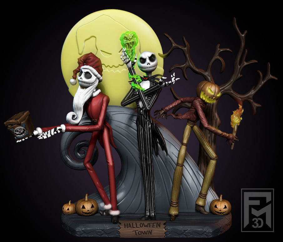 JACK SKELLINGTON 3D model | CGTrader