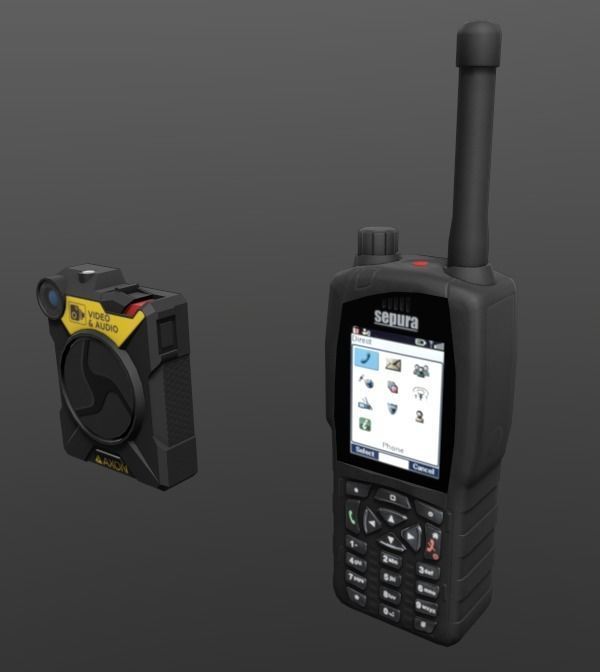 3D model Axon Body 2 and Sepura SC20 VR / AR / low-poly | CGTrader