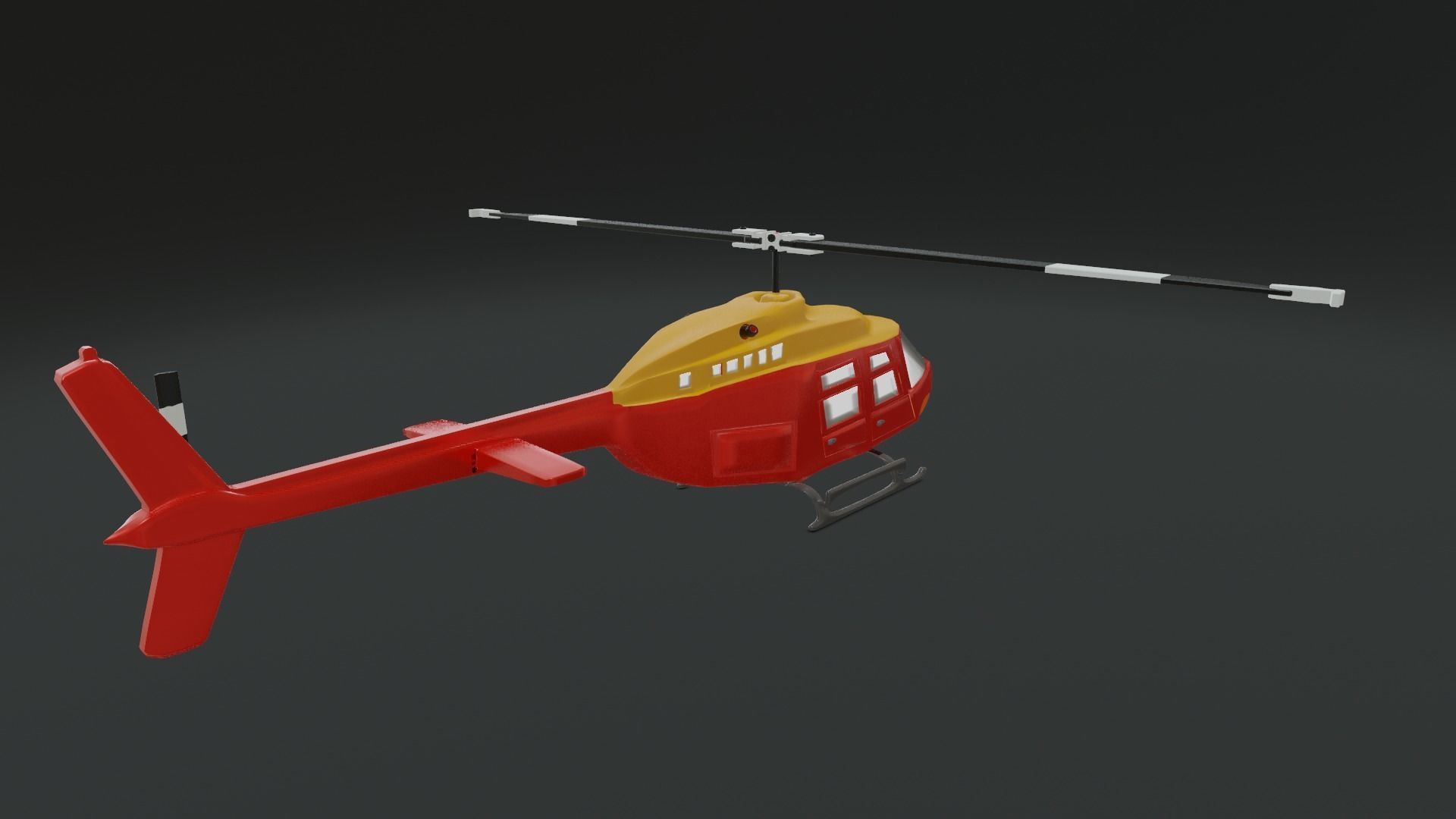 Lowpoly Helicopter 3d Model free VR / AR / low-poly 3D model | CGTrader