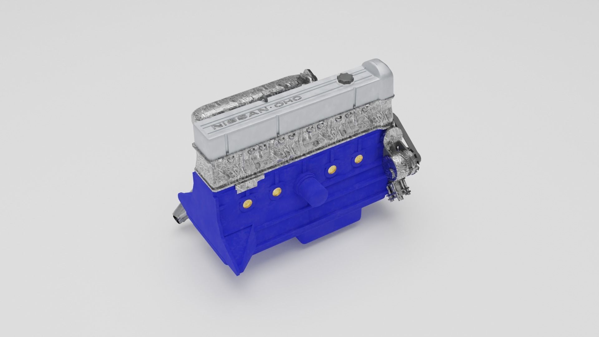 3D model Nissan L28 Engine VR / AR / low-poly | CGTrader