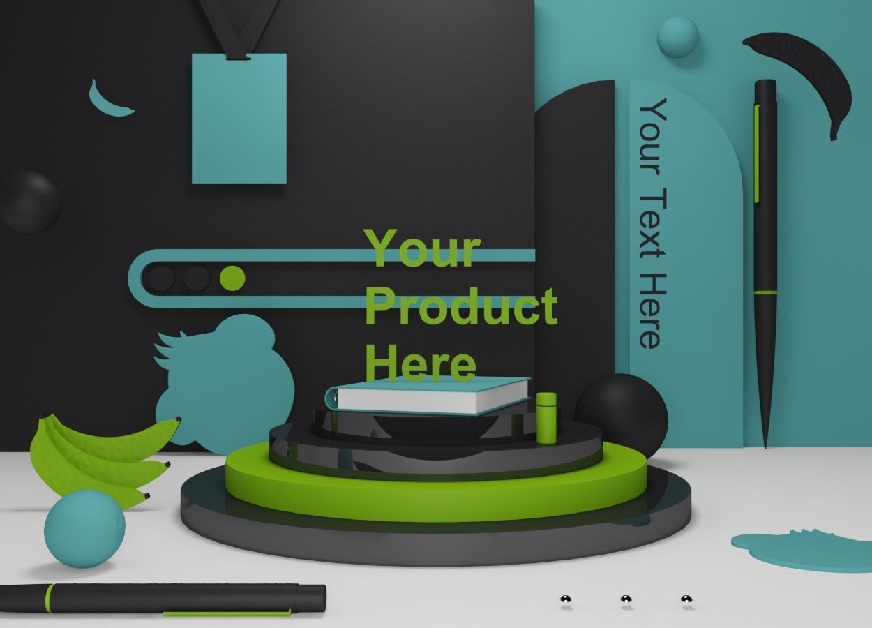 3D asset game-ready Advertisement Product Poster