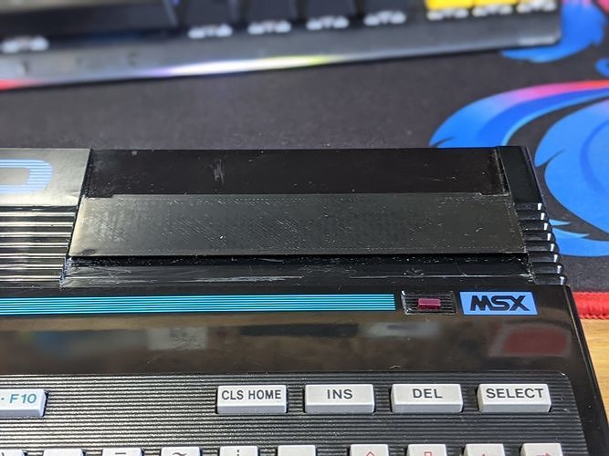 The cartridge slot cover for CASIO MSX MX-10 MX-101 free 3D model 3D ...