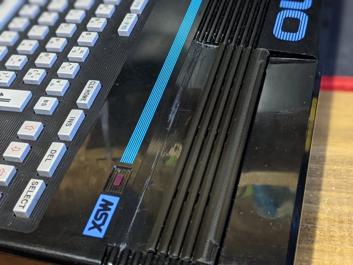 The cartridge slot cover for CASIO MSX MX-10 MX-101 free 3D model 3D ...