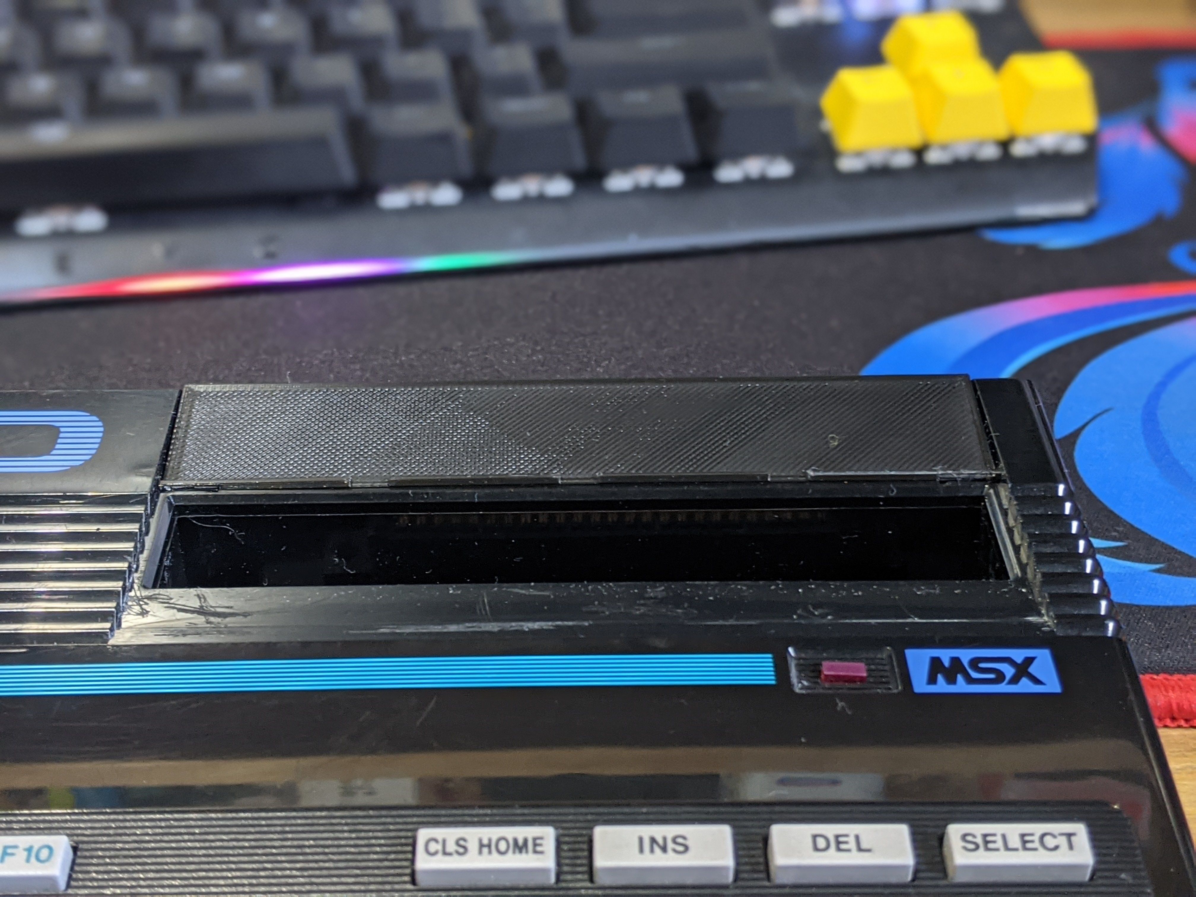 The cartridge slot cover for CASIO MSX MX-10 MX-101 free 3D model 3D ...