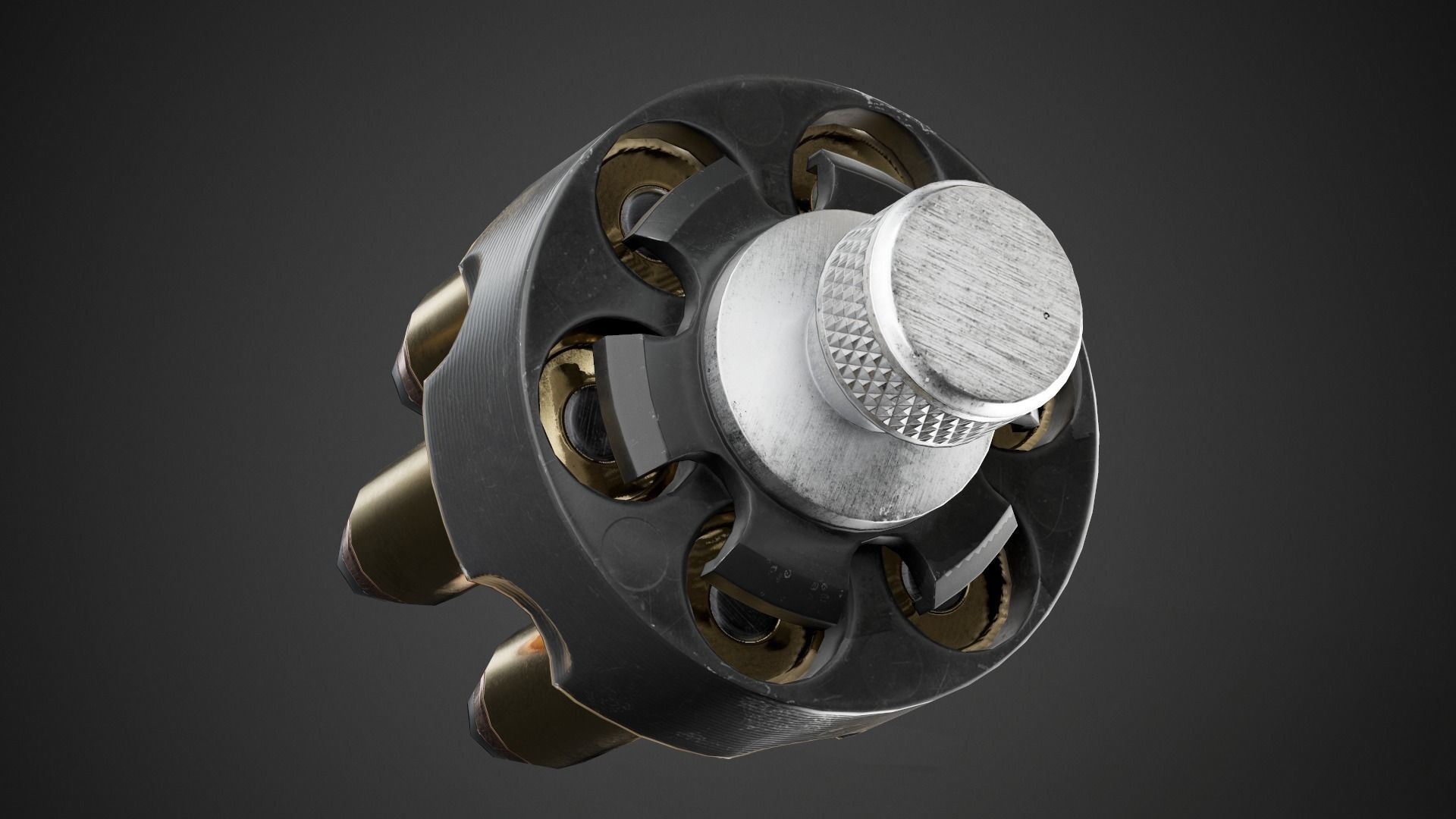 3D model Revolver Speedloader - Realtime render - 3D VR AR game ready ...