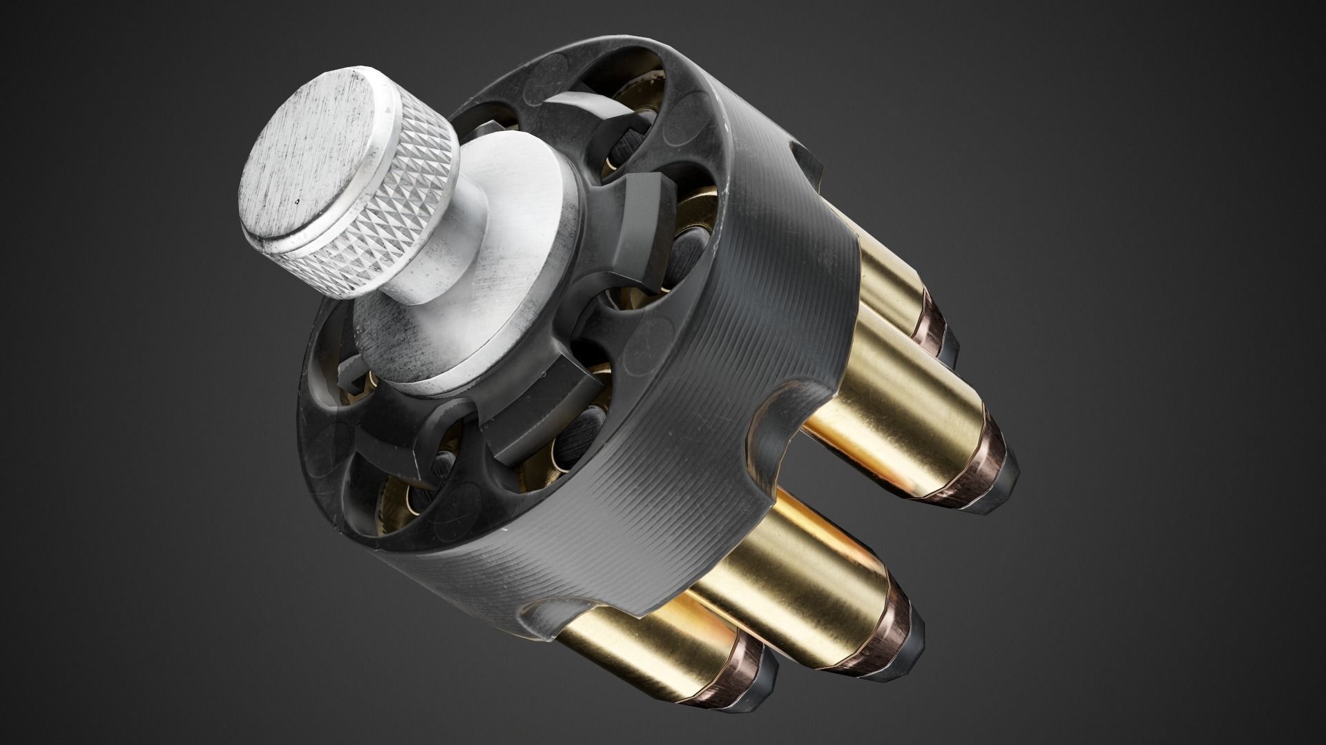 3D model Revolver Speedloader - Realtime render - 3D VR AR game ready ...