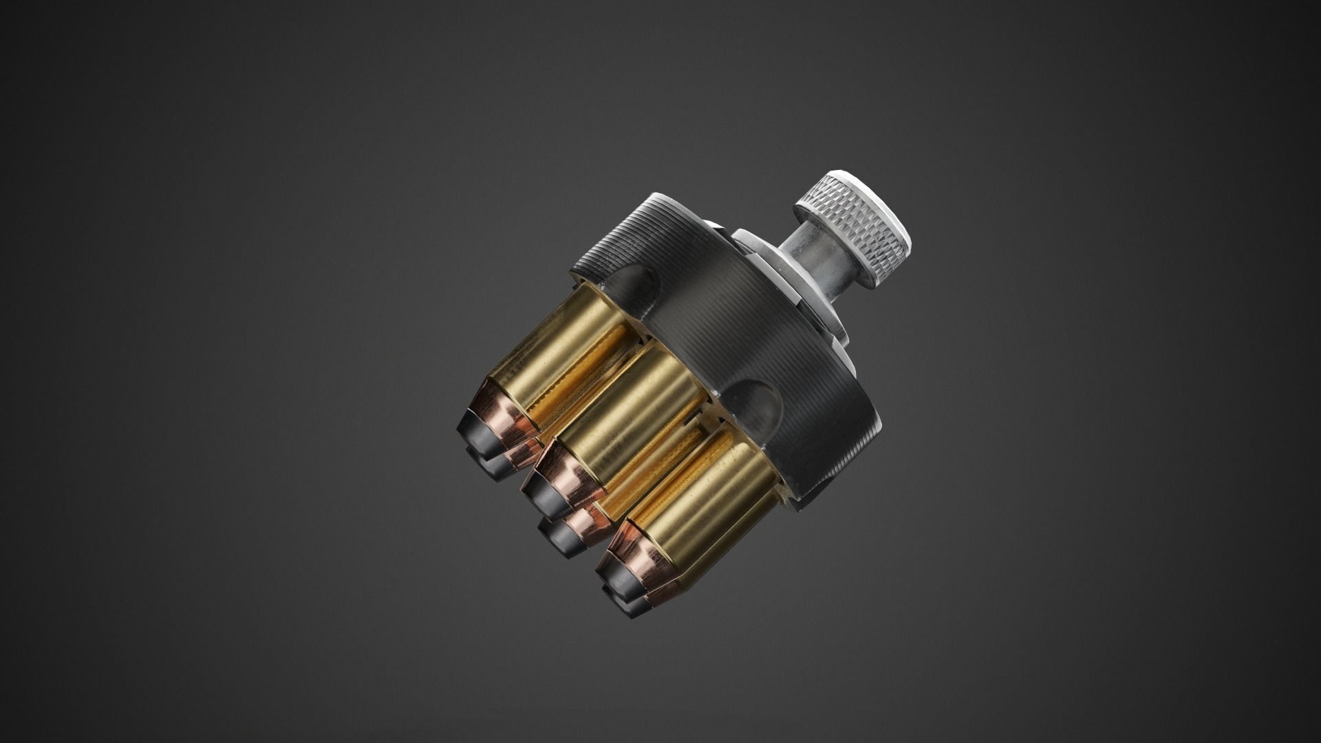 3D model Revolver Speedloader - Realtime render - 3D VR AR game ready ...