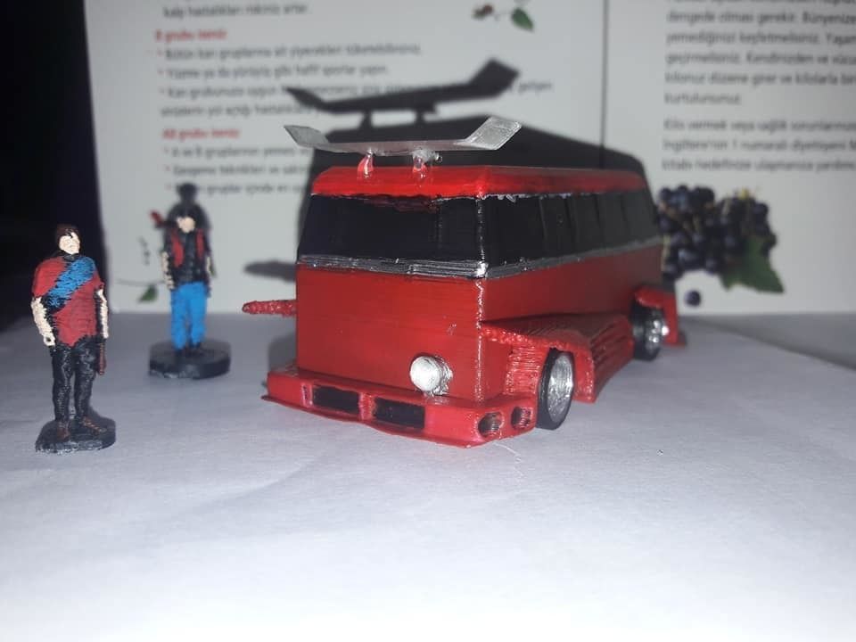 minibus stl 3D model 3D printable | CGTrader