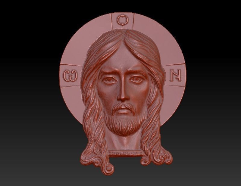 the face of Jesus 3D model 3D printable | CGTrader