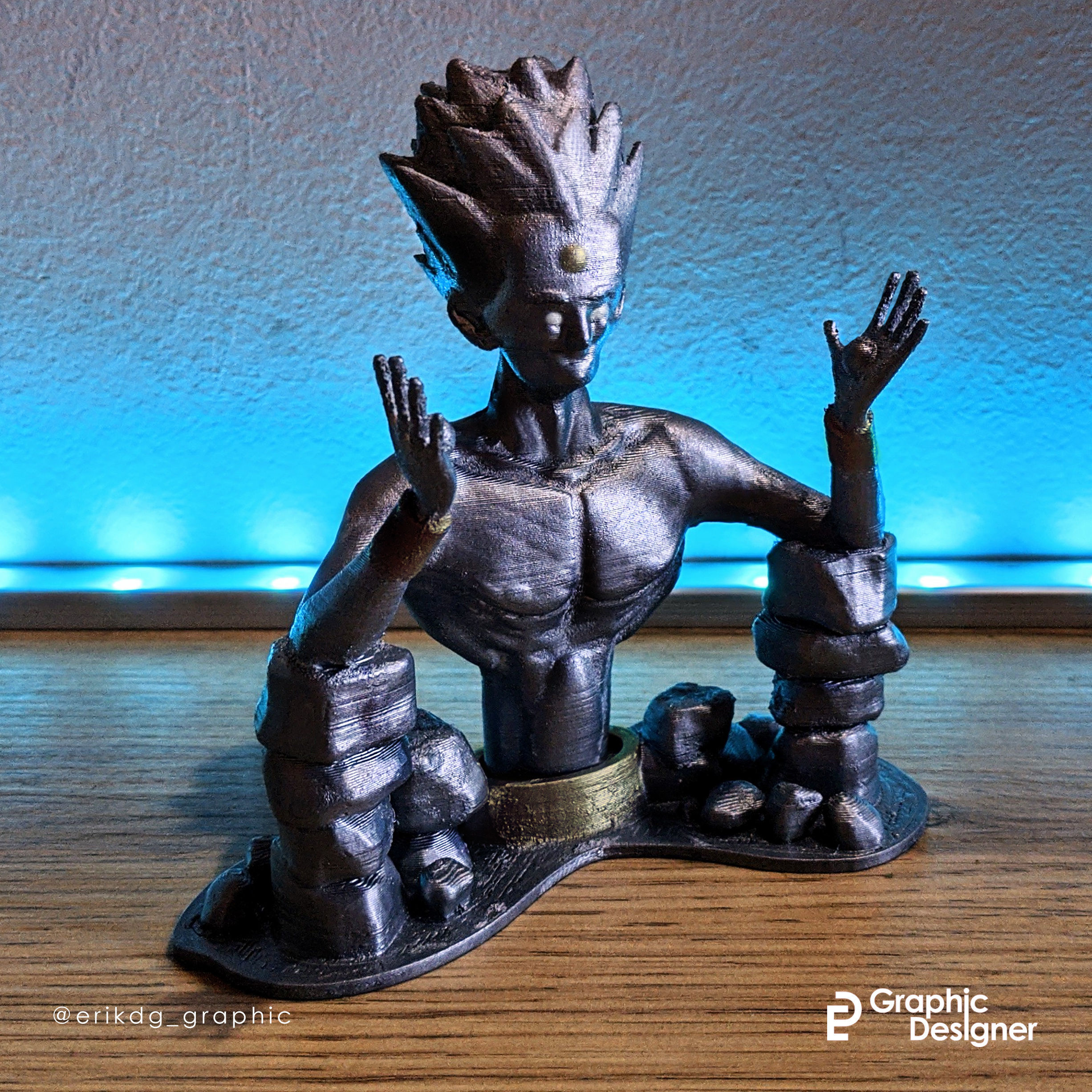 Fantasy Egyptian God 3D model 3D printable | CGTrader