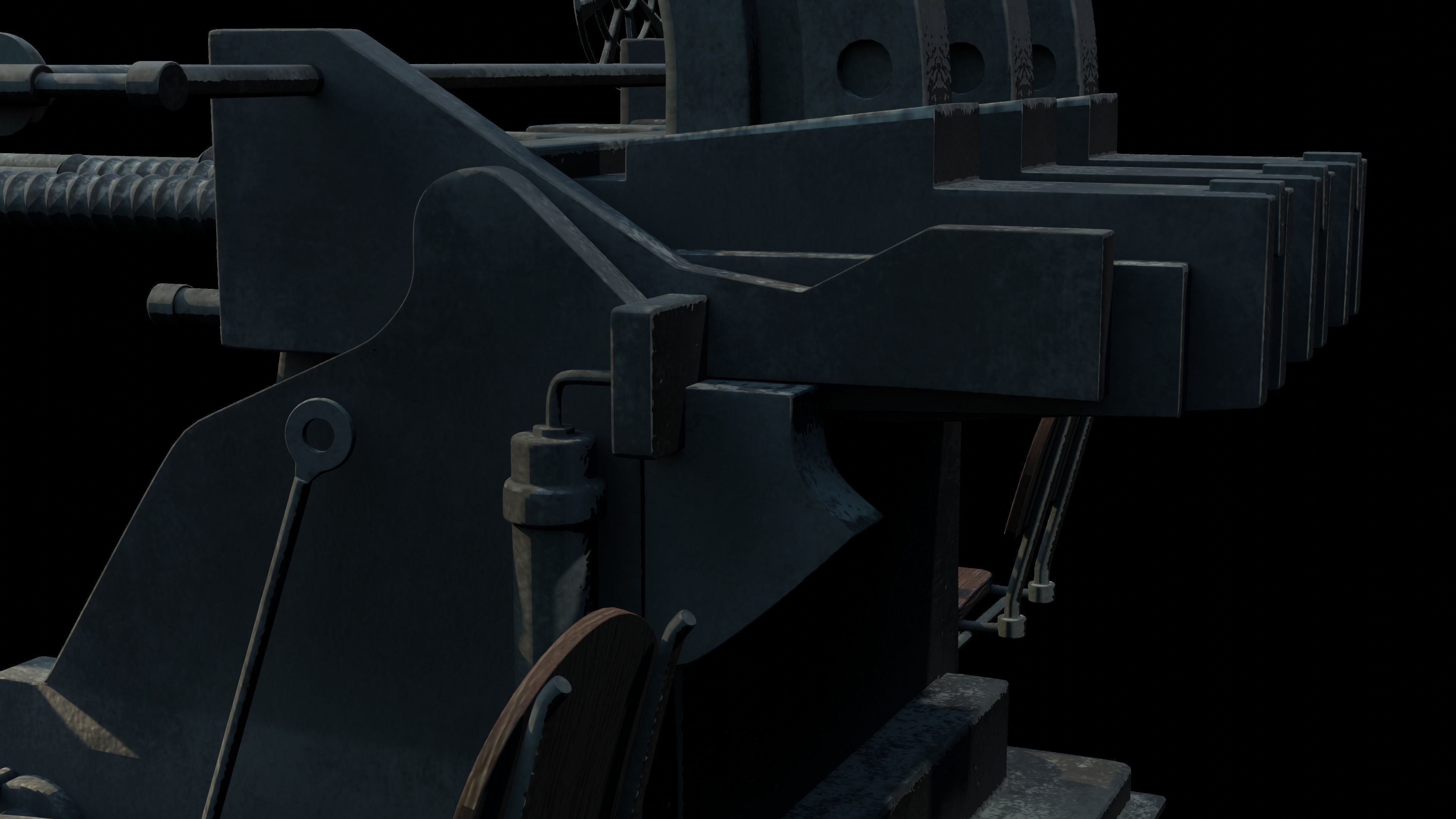 Type 96 25 mm AT-AA Gun 3D model | CGTrader