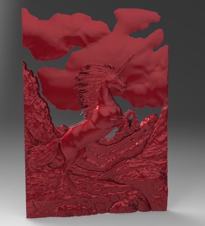 Edinorog 3D model 3D printable | CGTrader