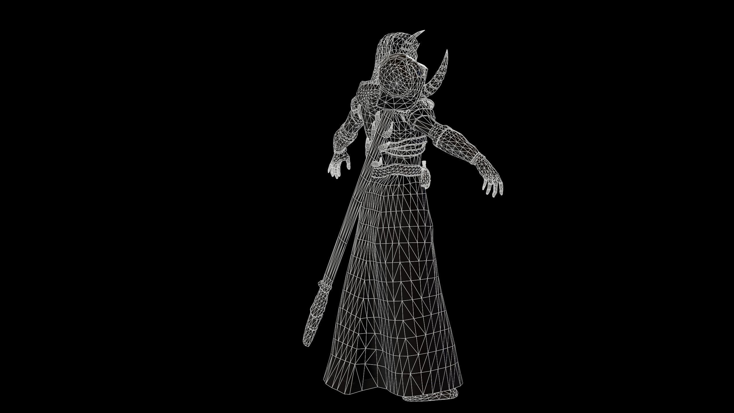 3D model Elf Mage VR / AR / low-poly rigged | CGTrader