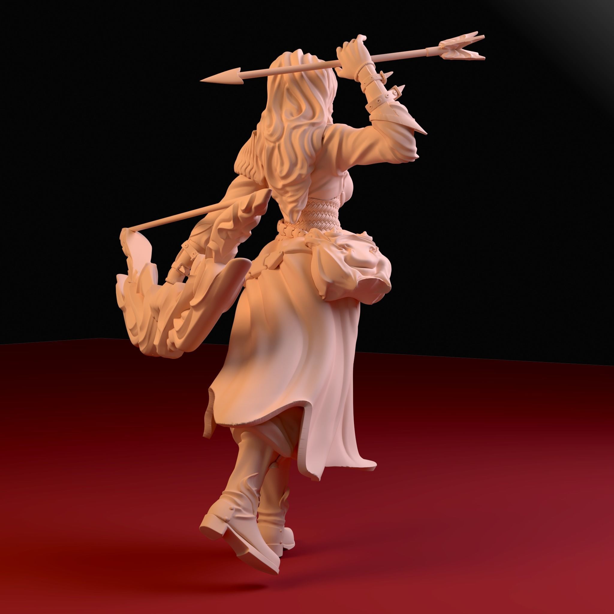 Huntress 3D model 3D printable | CGTrader
