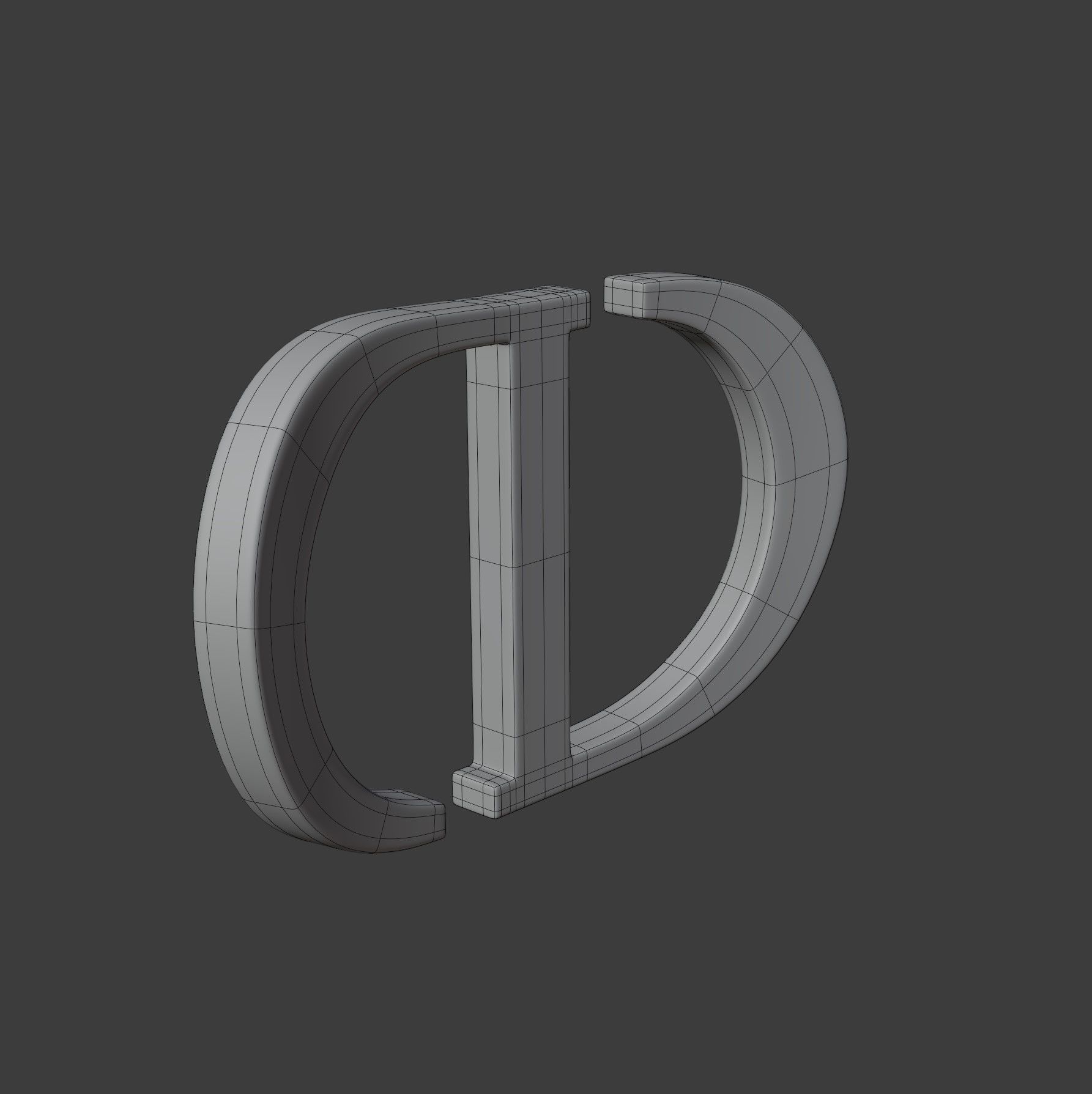 Christian Dior Logo 3D model | CGTrader