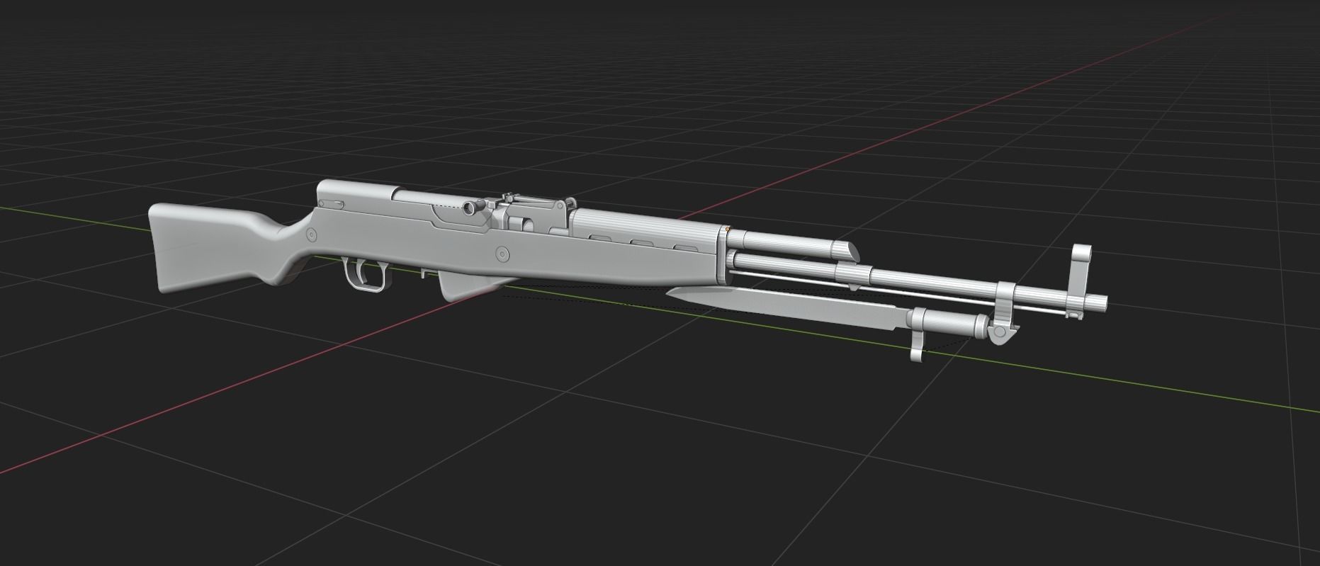 3D model SKS Type 56 Low poly VR / AR / low-poly | CGTrader