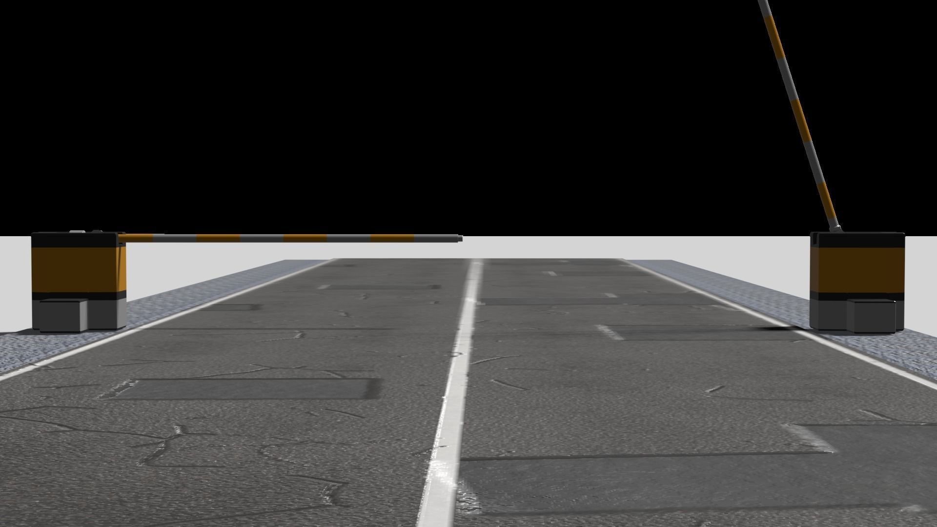 RoadType-Road Blocks free 3D model | CGTrader