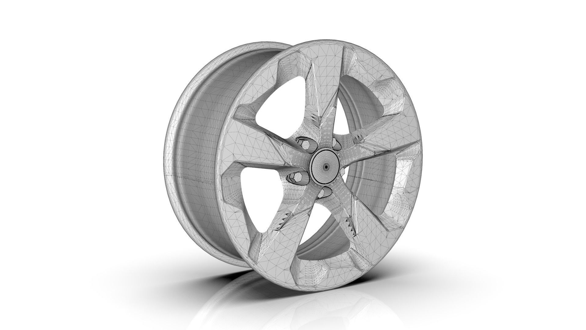 Diamond Cut Rim 3D model | CGTrader